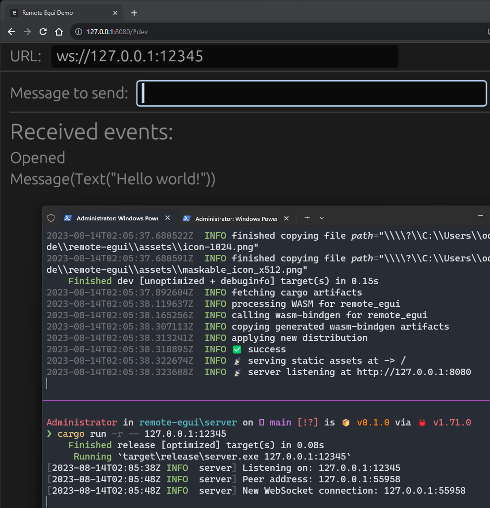 GitHub - matthewjberger/remote-egui