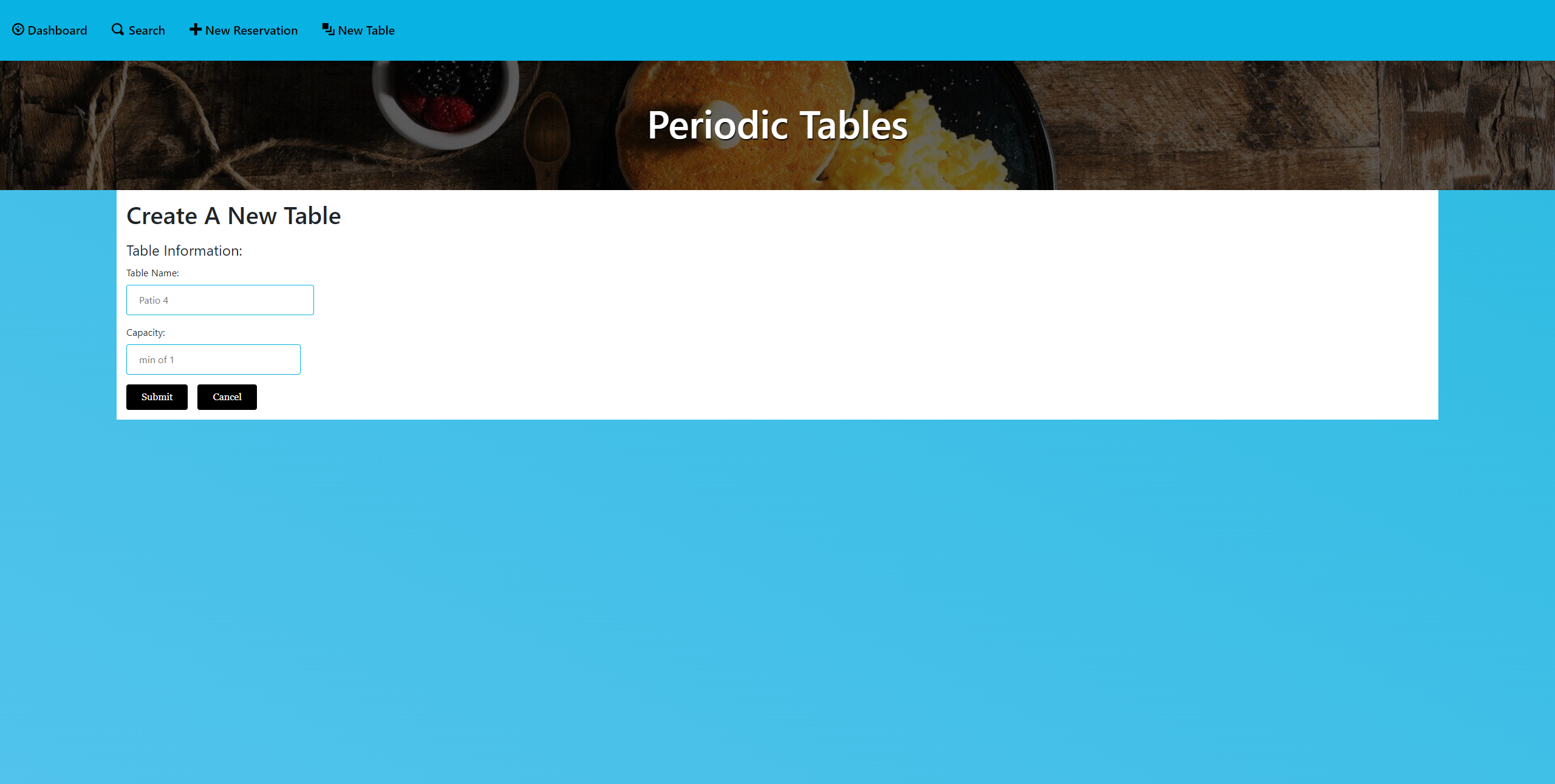 GitHub - MatthewGammon/Restaurant-Reservation-Capstone: Thinkful final ...
