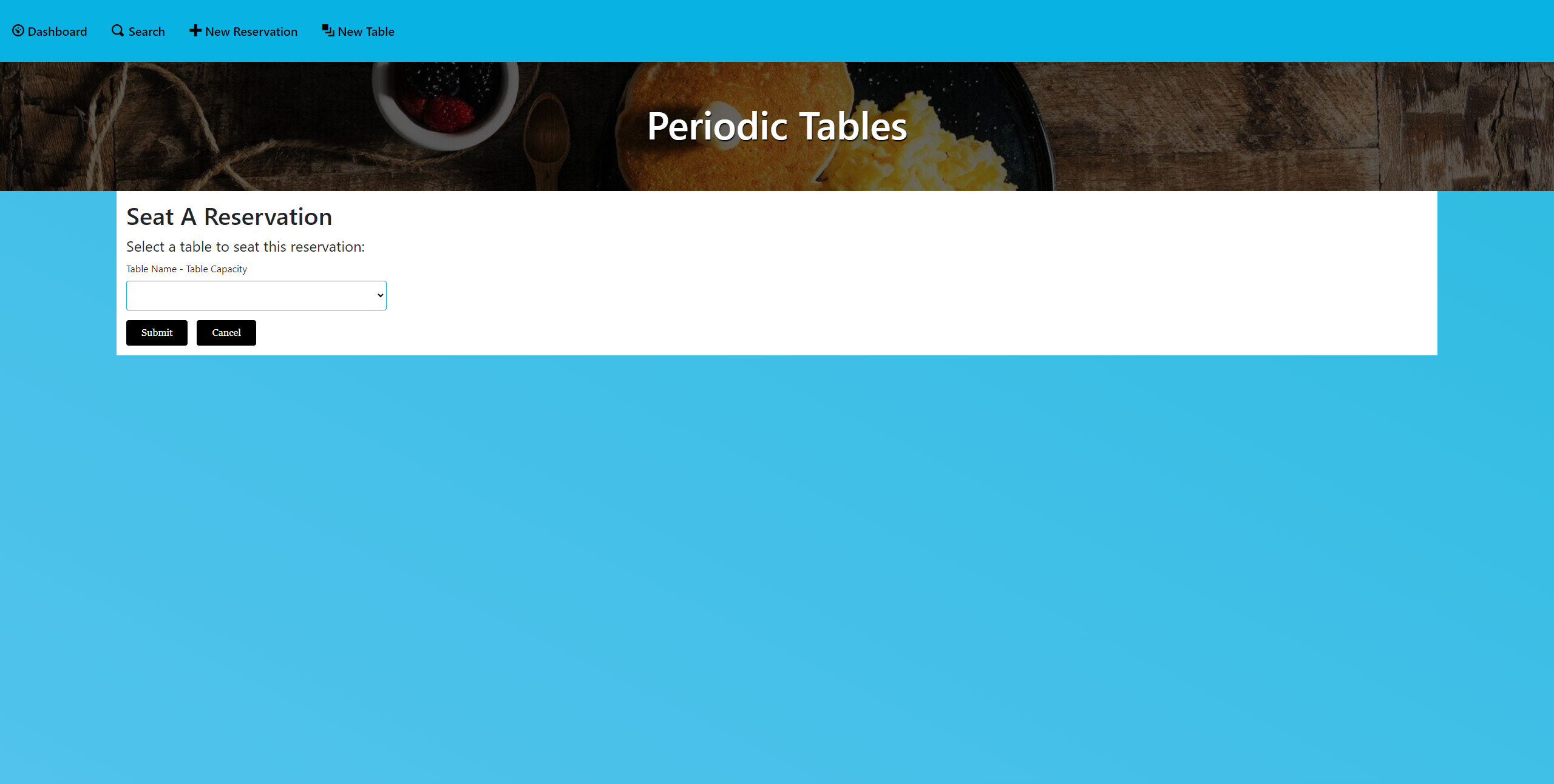 GitHub - MatthewGammon/Restaurant-Reservation-Capstone: Thinkful final capstone project: Quick ...