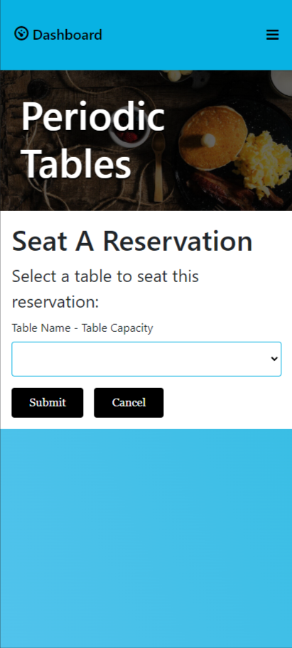 GitHub - MatthewGammon/Restaurant-Reservation-Capstone: Thinkful final capstone project: Quick ...