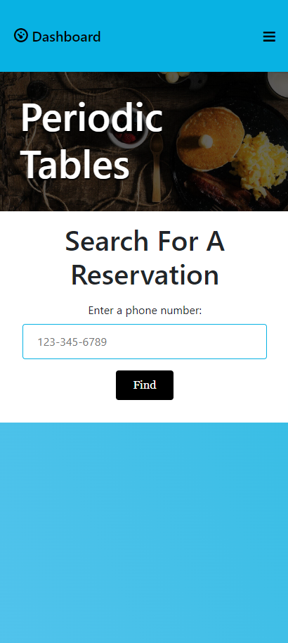 GitHub - MatthewGammon/Restaurant-Reservation-Capstone: Thinkful final capstone project: Quick ...