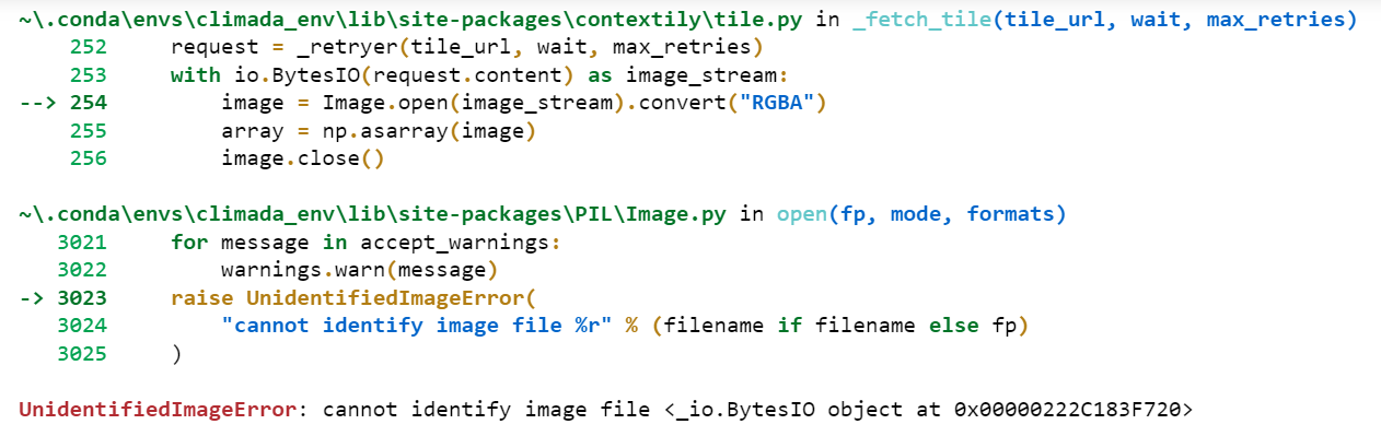 UnidentifiedImageError in the tutorial 1_main_climada · Issue #376 ...