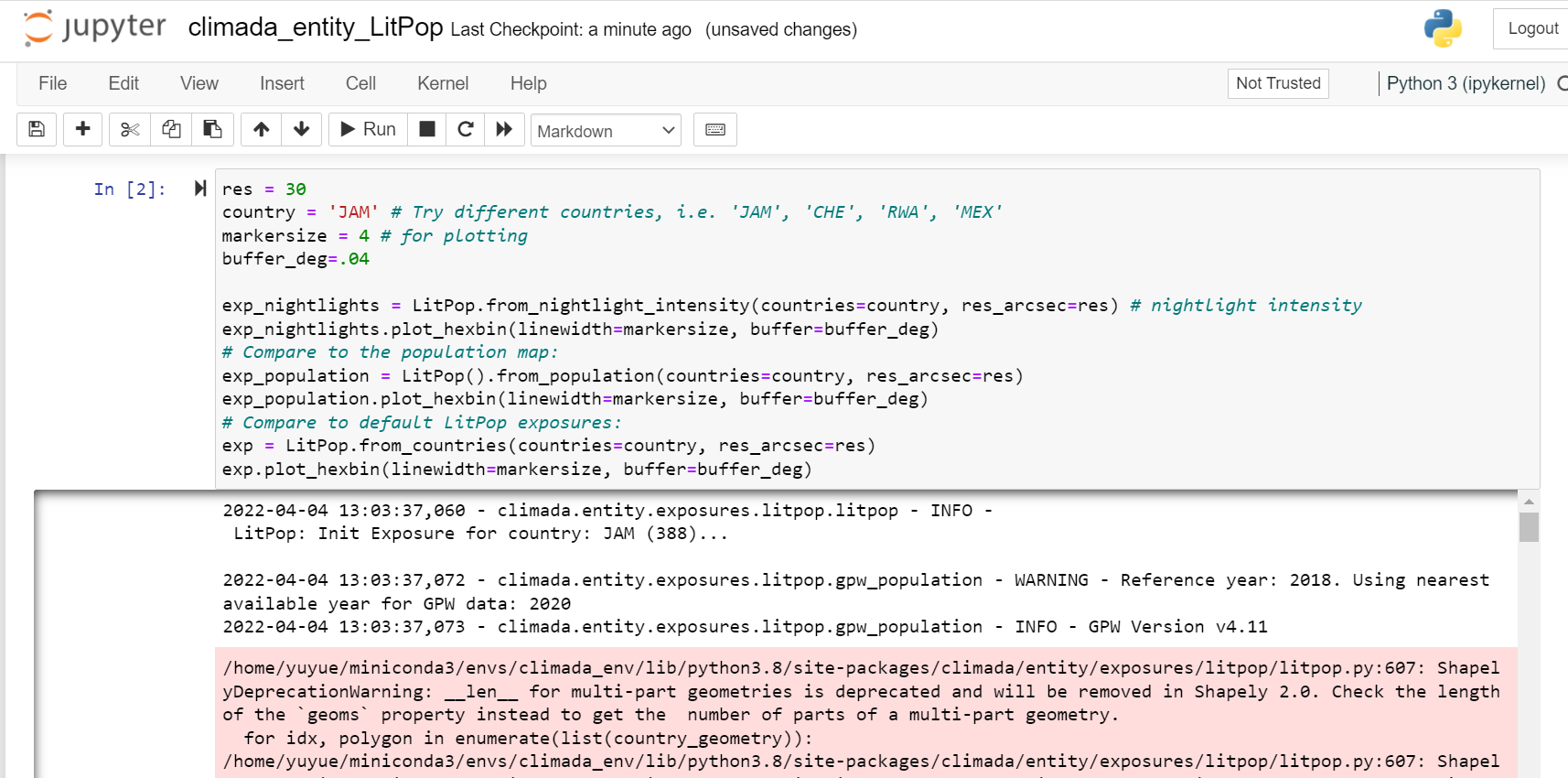Deprecation and Future Warnings of the Litpop tutorial · Issue #401 ...