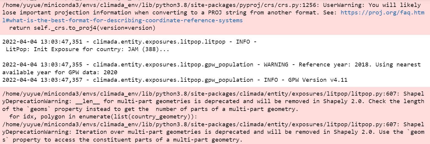 Deprecation and Future Warnings of the Litpop tutorial · Issue #401 · CLIMADA-project/climada ...