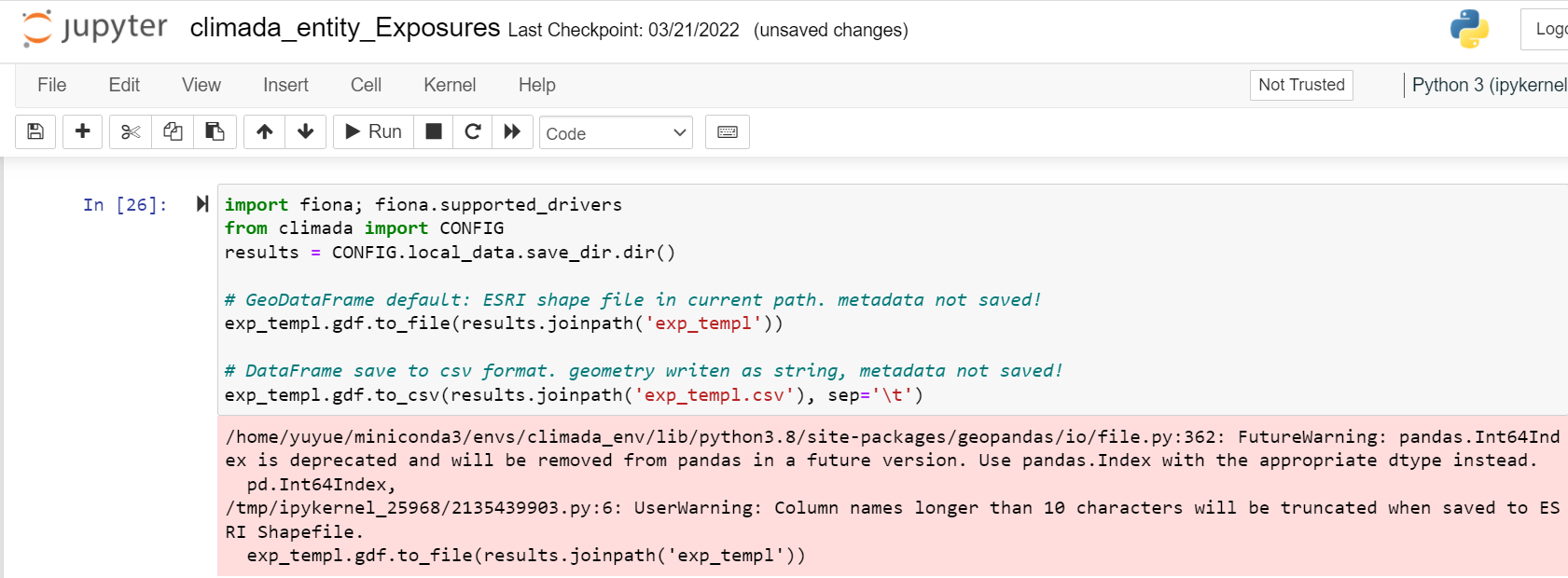 A user warning in the tutorial for exposures · Issue #409 · CLIMADA ...