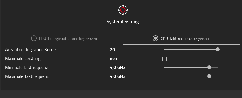 InfinityBook Pro 15: No CPU scaling · Issue #248 · tuxedocomputers/tuxedo-control-center · GitHub