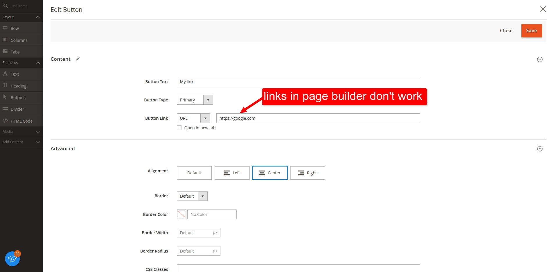 External links in page builder are not working · Issue #5468 · scandipwa/scandipwa · GitHub
