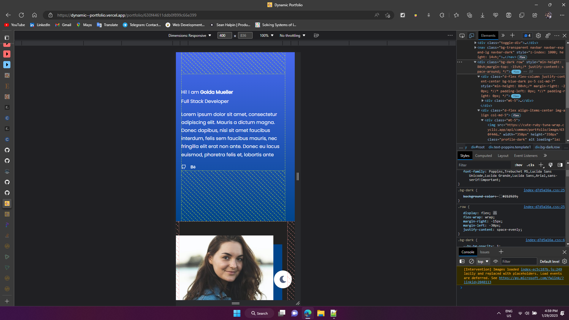 Bug Text Overlapping On Some Dimensions · Issue 260 · Shelciadynamic Portfolio · Github 
