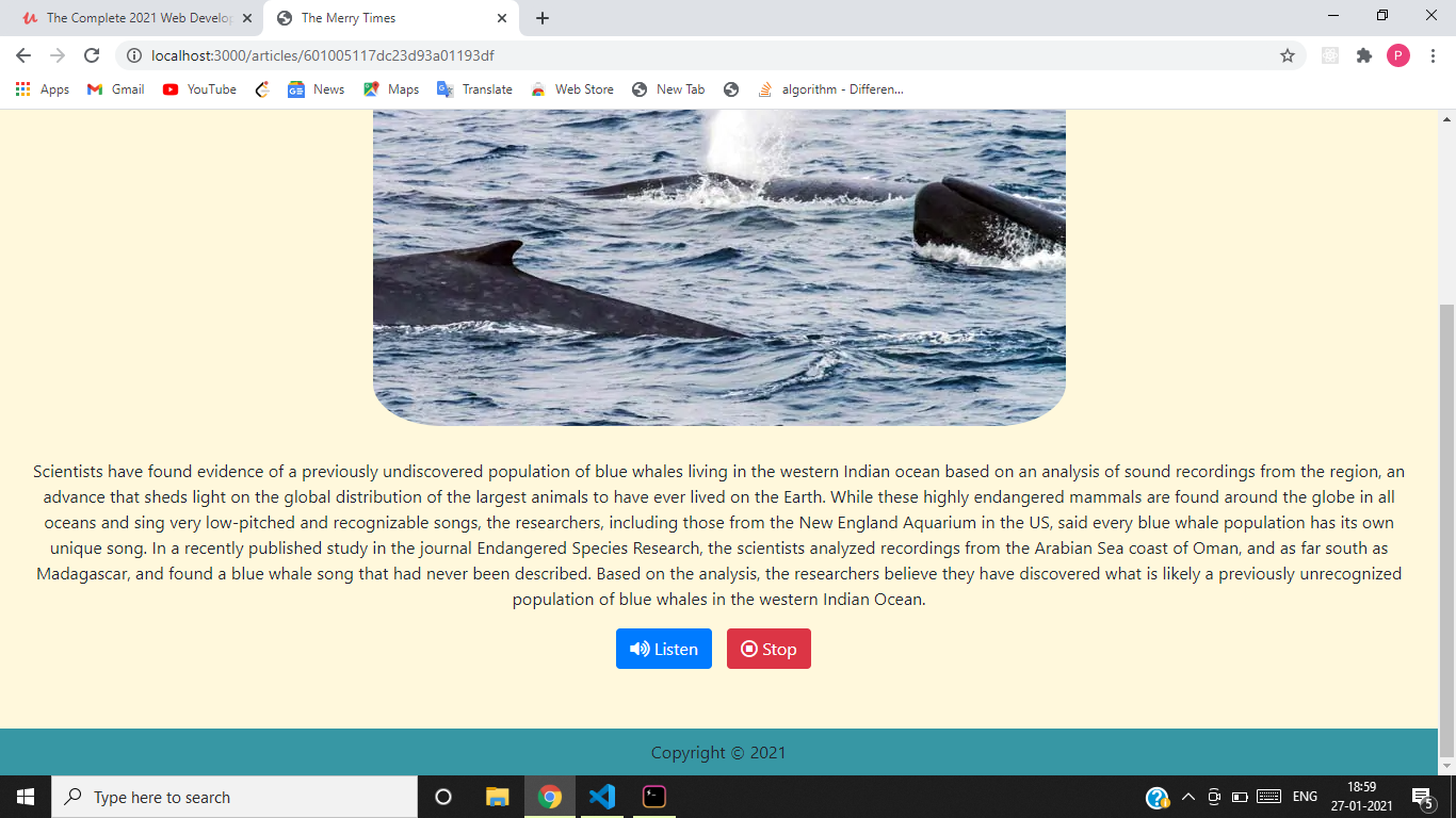 GitHub - PrateekshaTiwari/The-Merry-Times: A positive news website for ...