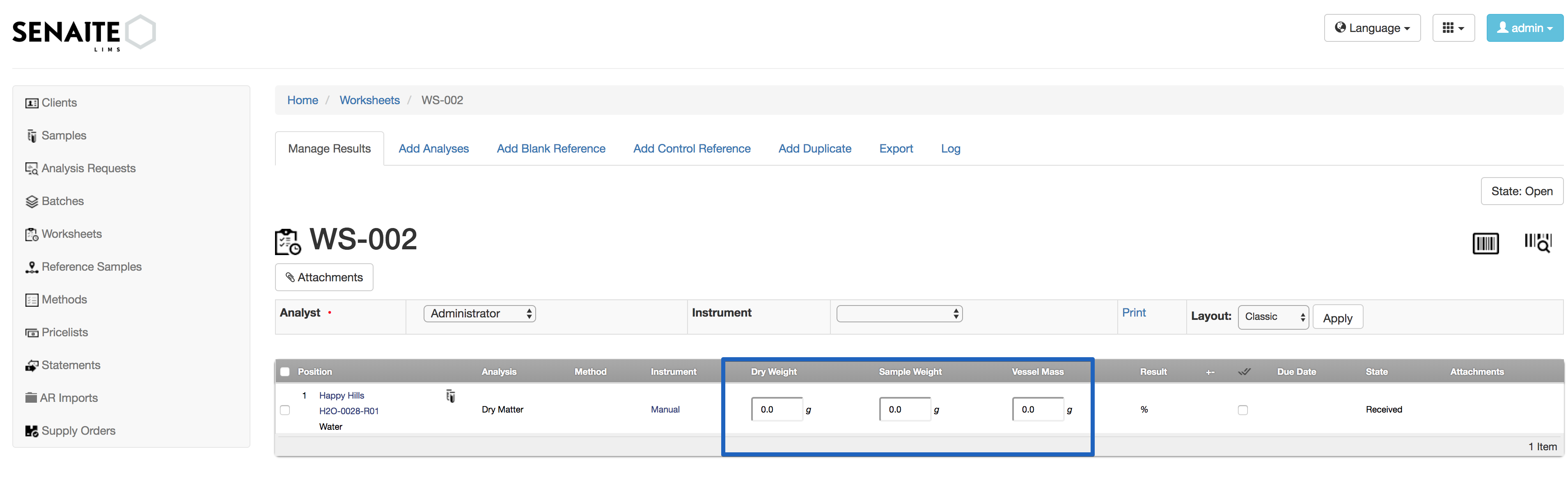 Order of Interim Fields not maintained on ARs. Rebuilding Dry Matter results · Issue #888 ...