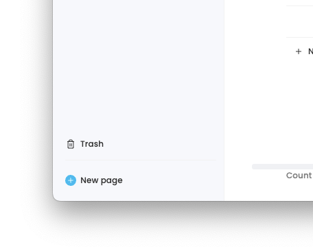 [Bug] divider between new page and trash does not stretch to edge of ...