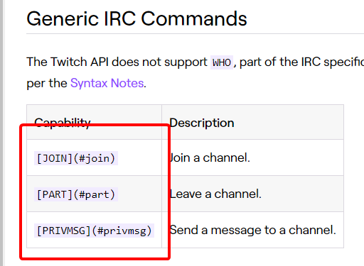 Additional forgotten links in IRC · Issue #328 · twitchdev/issues · GitHub