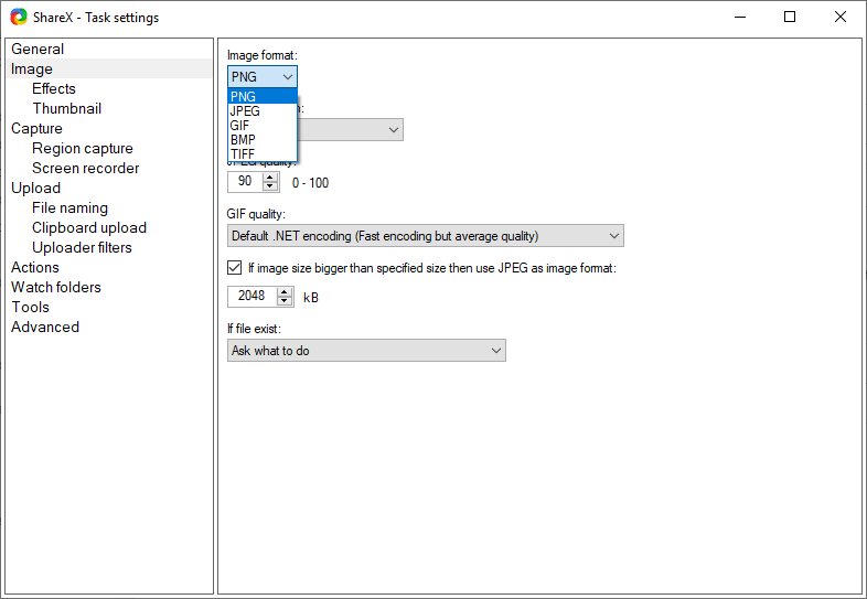 Save as png, jpg · Issue #3714 · ShareX/ShareX · GitHub