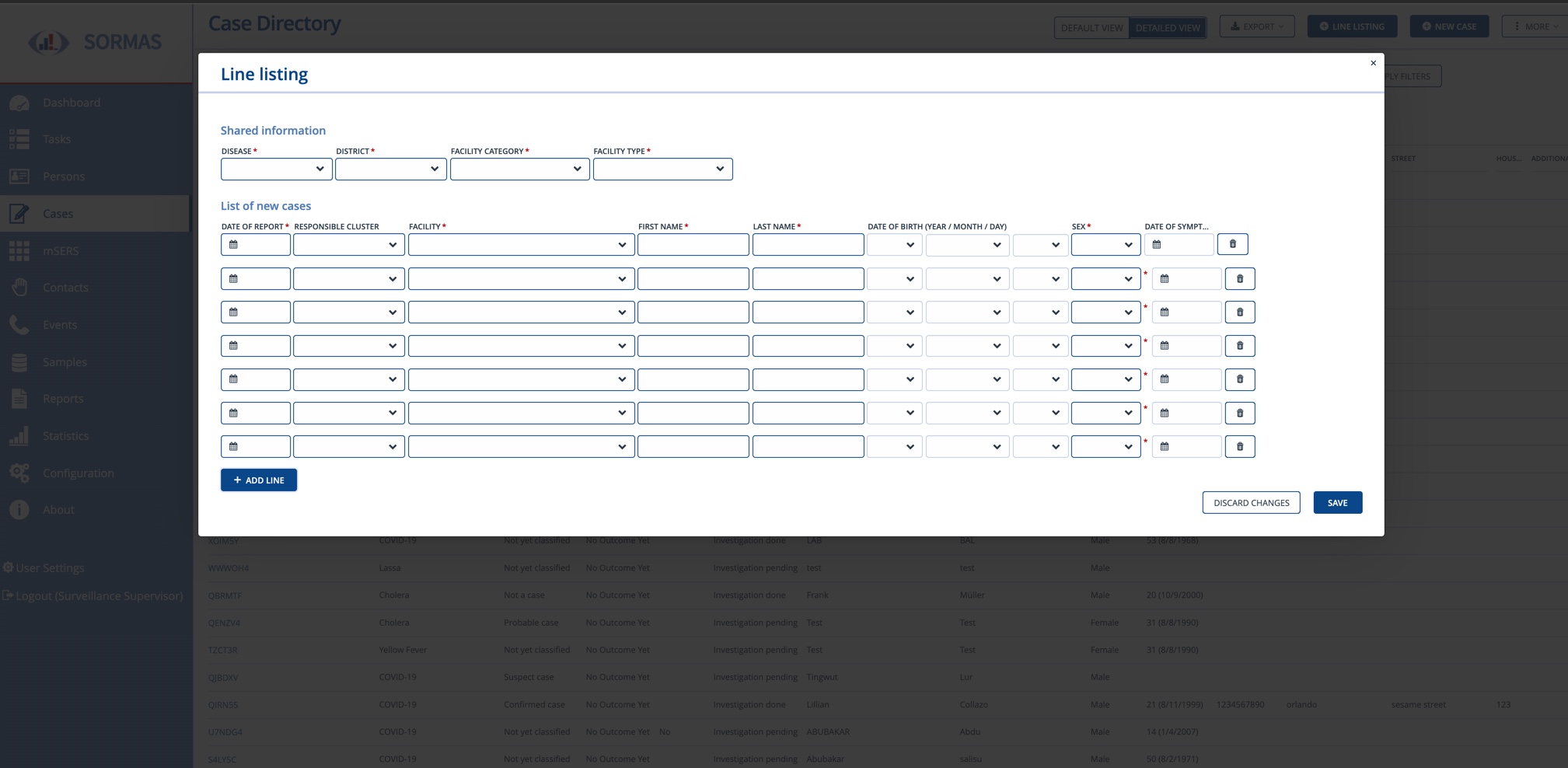 Row-wise ("Line list")/tabular entry mode · Issue #65 · AFG-Polio-Data/APMIS-Project · GitHub