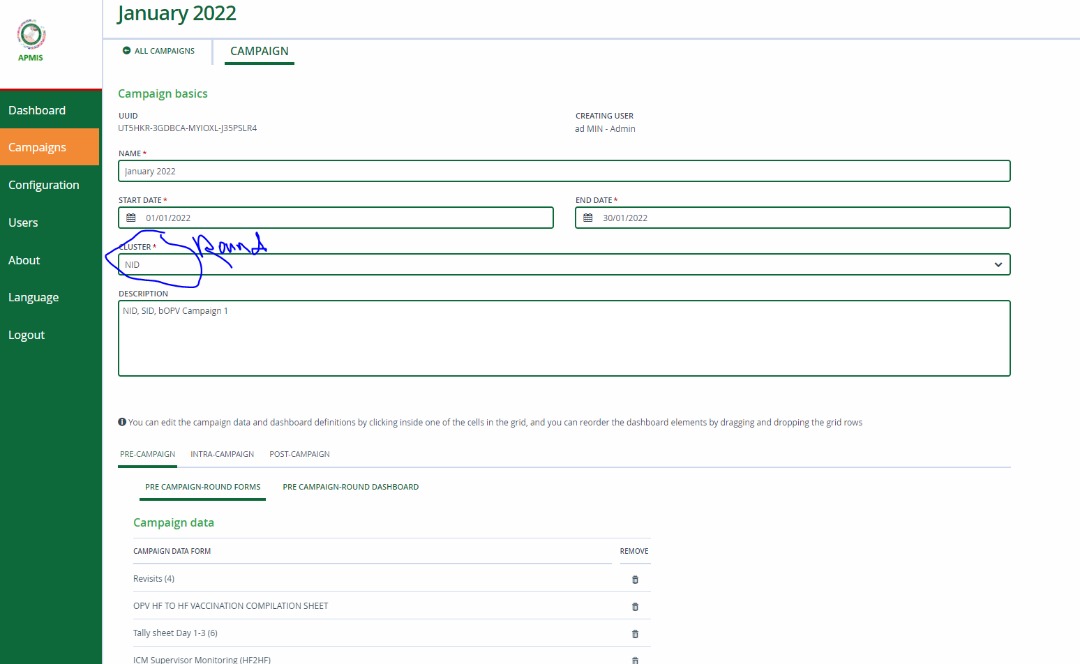 Change cluster label to Round label · Issue #107 · AFG-Polio-Data/APMIS-Project · GitHub