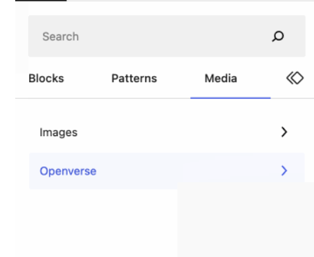 Media Inserter: Openverse Integration · Issue #47314 · WordPress/gutenberg · GitHub