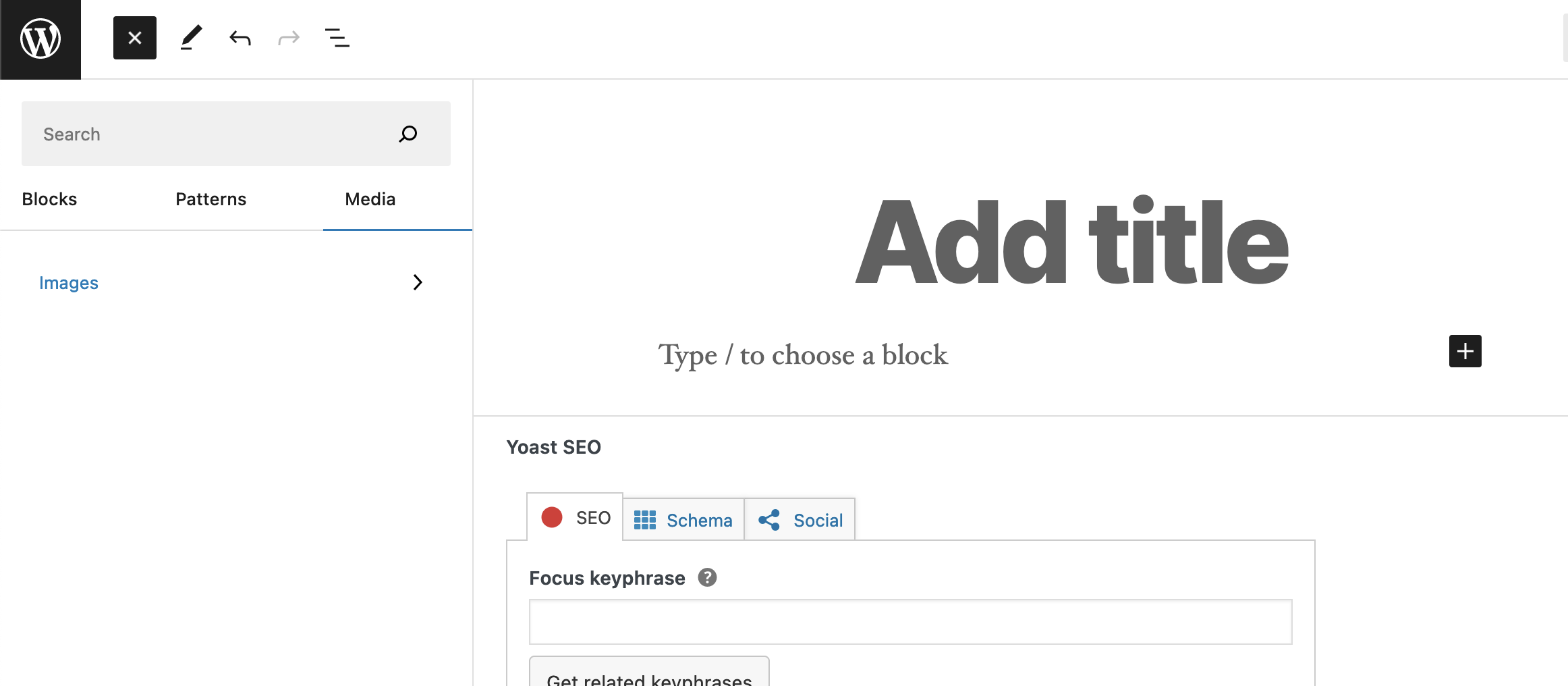 Inserter Not Available From Main Panel 'Add Block' Button · Issue #47659 · WordPress/gutenberg ...