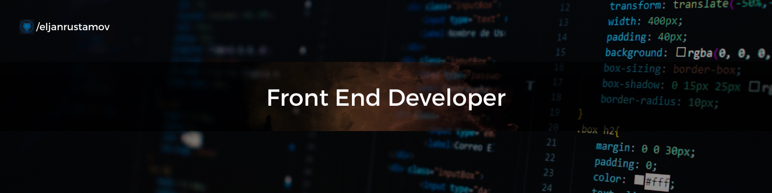 eljanrustamov (Eljan Rustamov) · GitHub