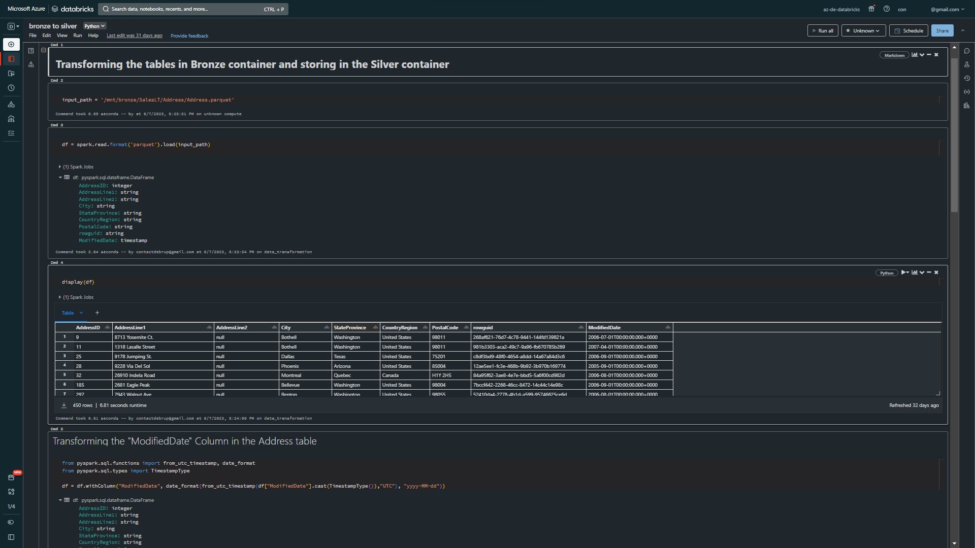 GitHub - DataCounsel/Azure-Data-Engineering: Transform data from on ...