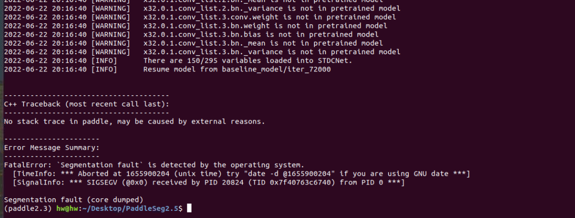 [General Issue]deploy/python/infer.py 推理修改后stdc模型出现报错 · Issue #2183 · PaddlePaddle/PaddleSeg ...
