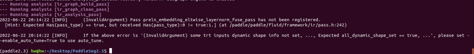 [general Issue]deploy Python Infer Py 推理修改后stdc模型出现报错 · Issue 2183