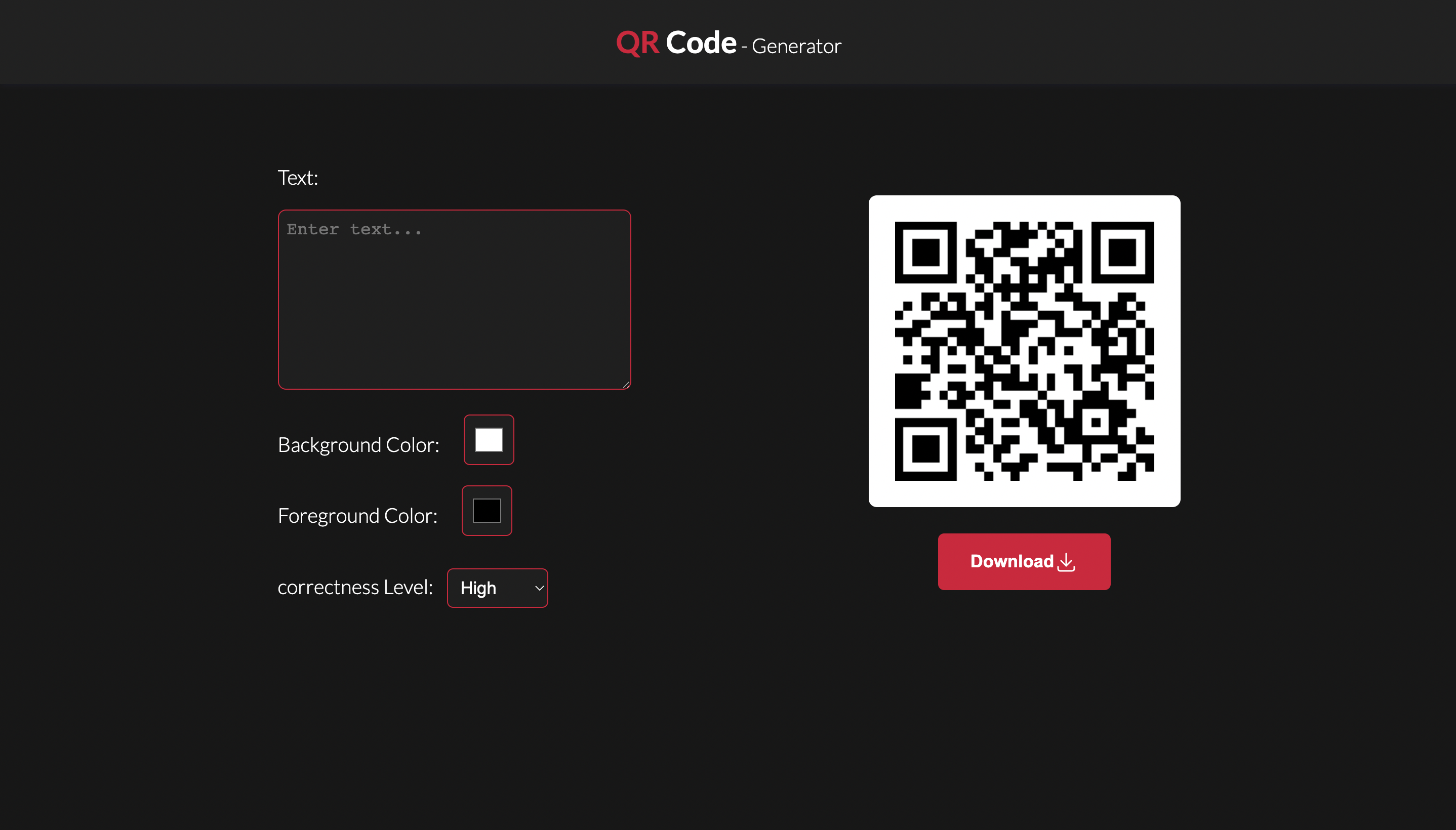 GitHub - ArpiJain06/QR-Generator: generates QR for text