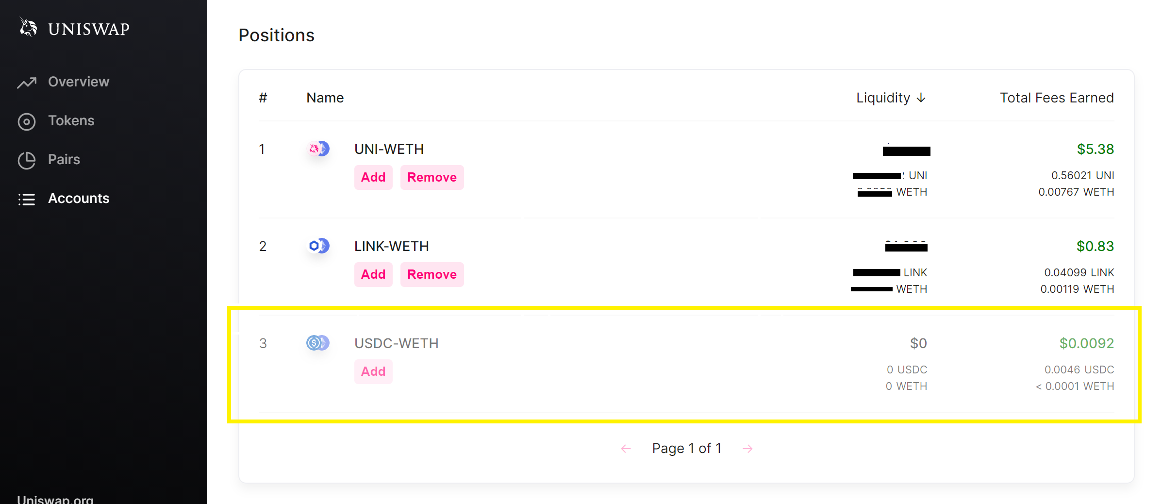 Display liquidity that is locked in staking contracts in the pool page · Issue #1120 · Uniswap ...