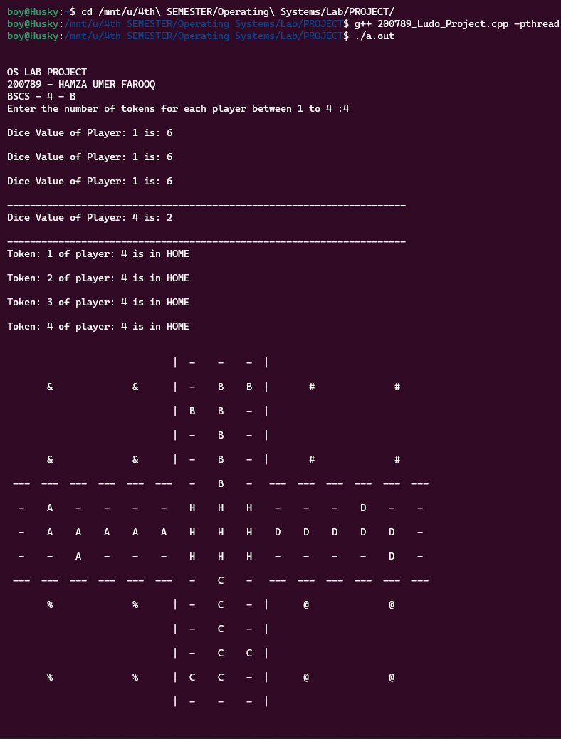 GitHub - choihamza/Ludo-Operating-Systems-Cpp: Ludo Game using Operating System Concepts