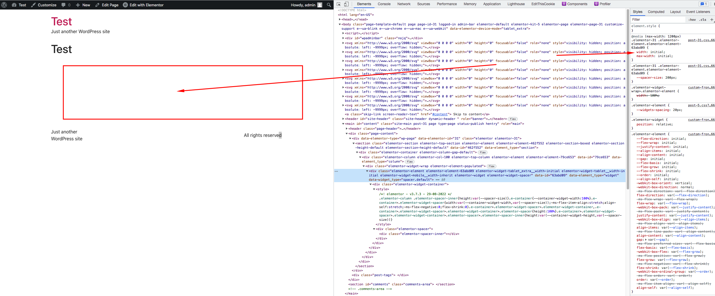 馃悶 Bug Report Responsive Control Output Not Working Properly In Front End 路 Issue 19643