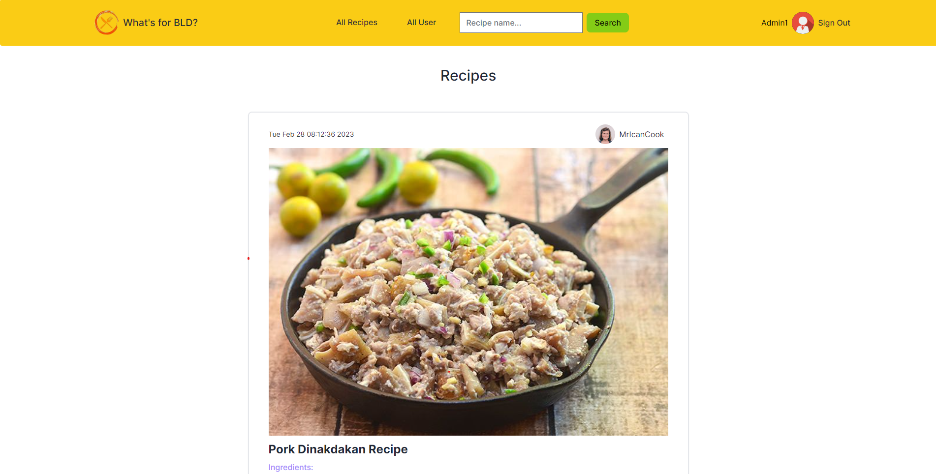 GitHub - Jmnahan/whats-for-bld: ROR recipe blog app w/ RSPEC testing ...