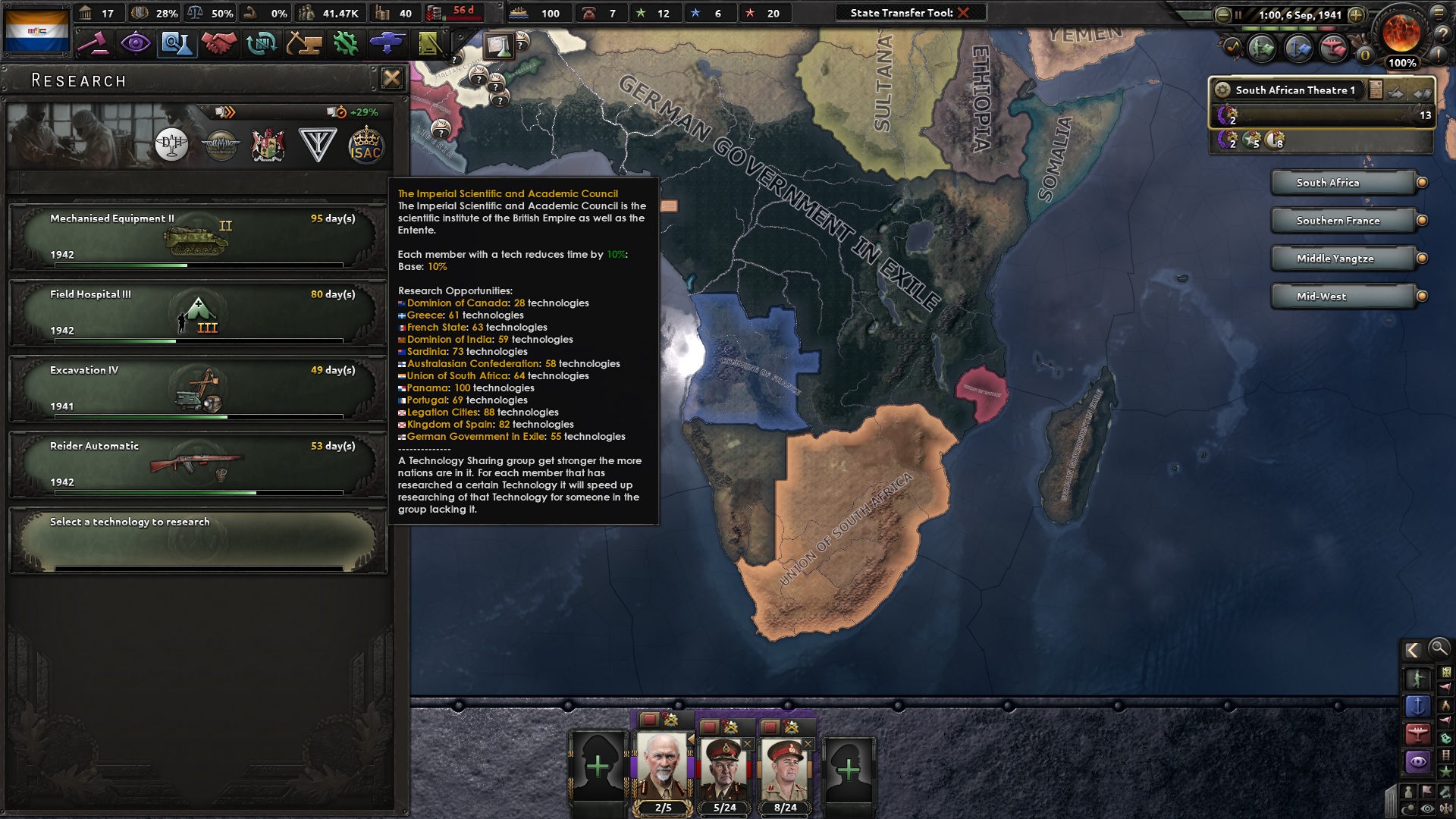 SAF - I have ISAC research bonuses after I left Entente · Issue #11854 ...