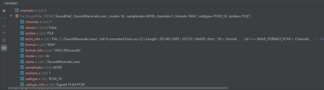 Reading Wave File get exception