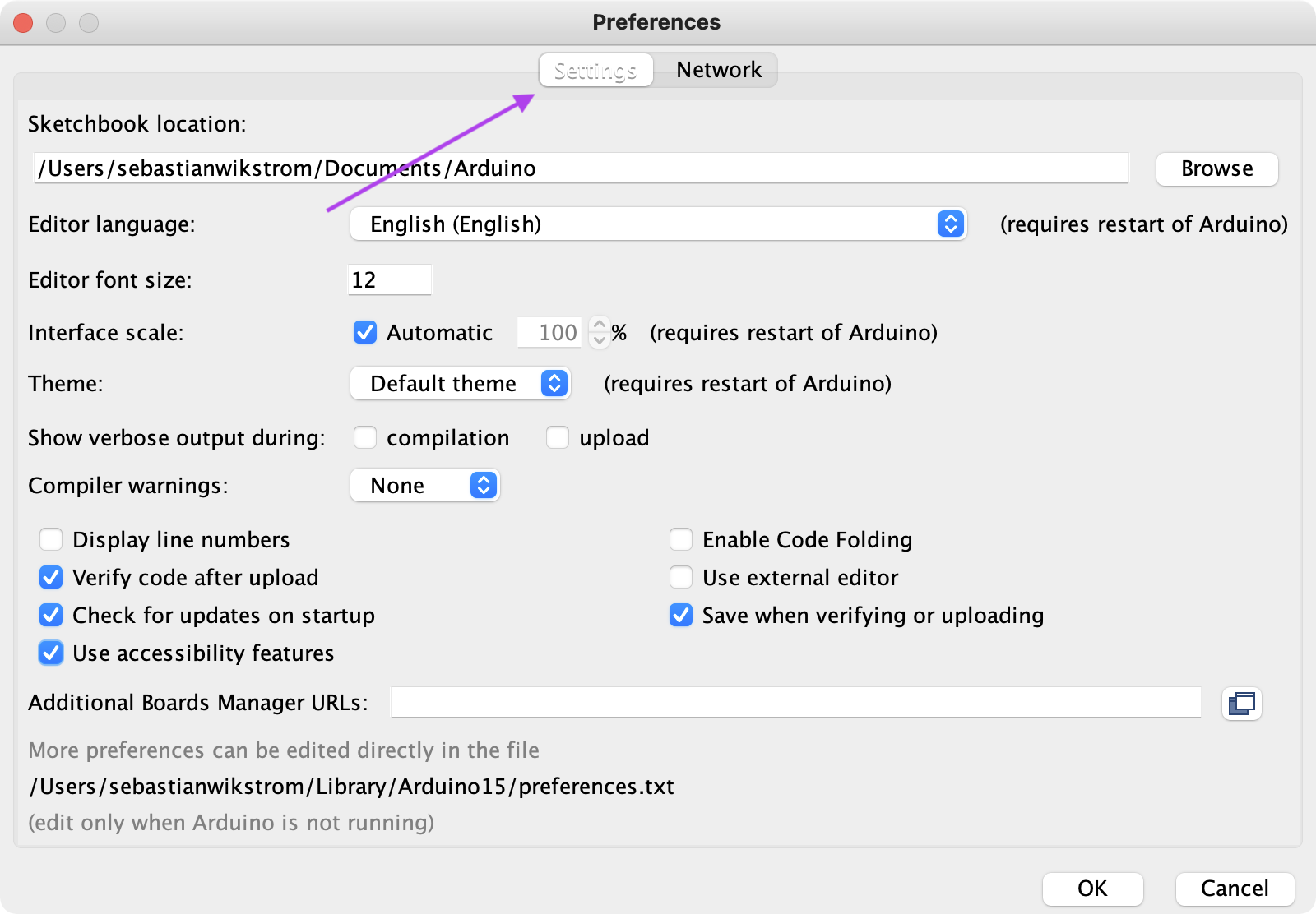 Ui Problem In Preferences Window Macos Rosetta 2 On Apple Silicon · Issue 11684 · Arduino 2721
