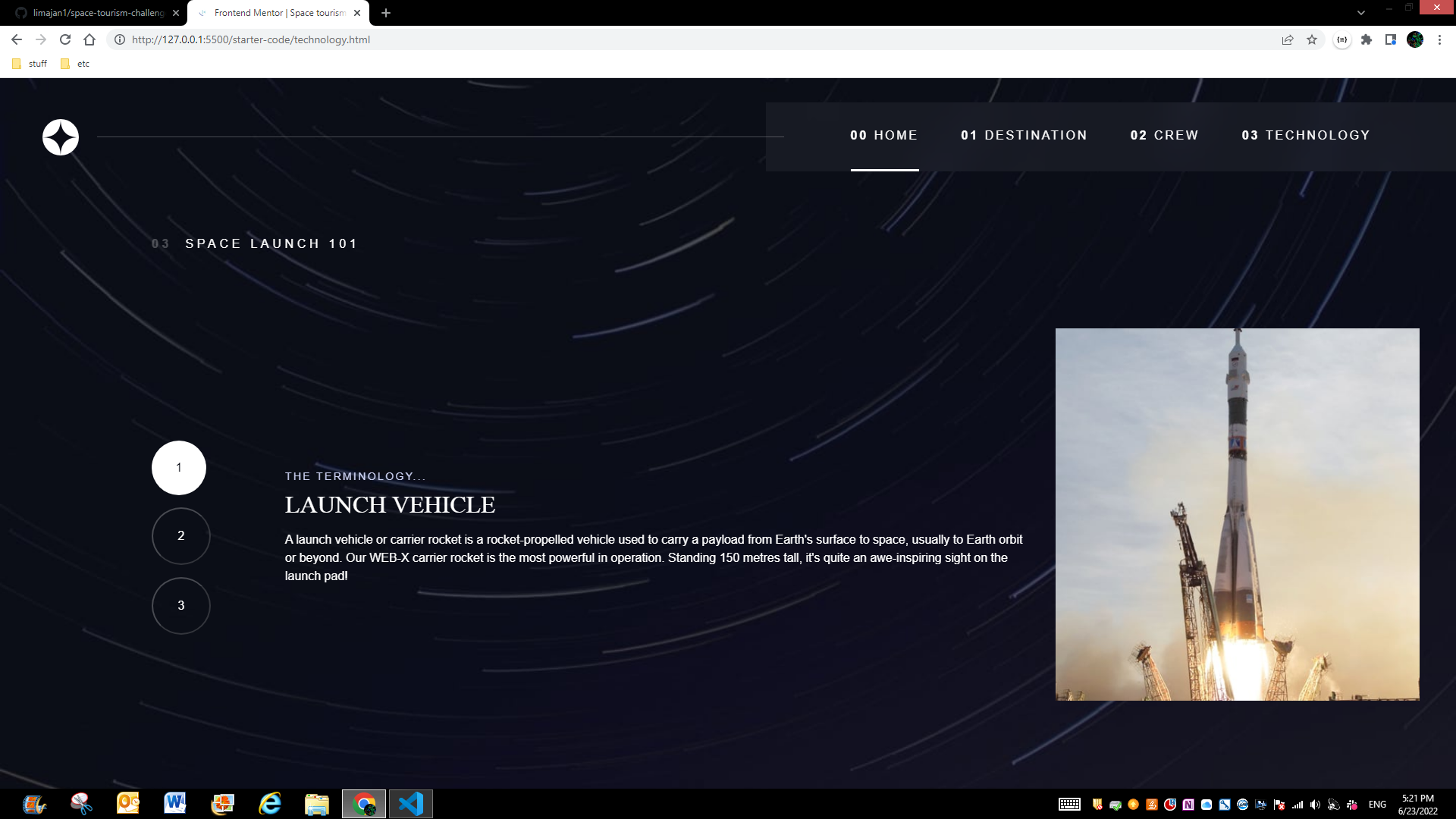 GitHub - MSaadat1/space-tourism-challenge