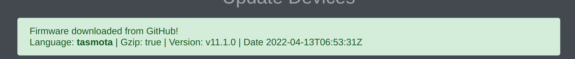 Update not working, because tasmota-minimal.bin is not flashed before · Issue #417 · TasmoAdmin ...