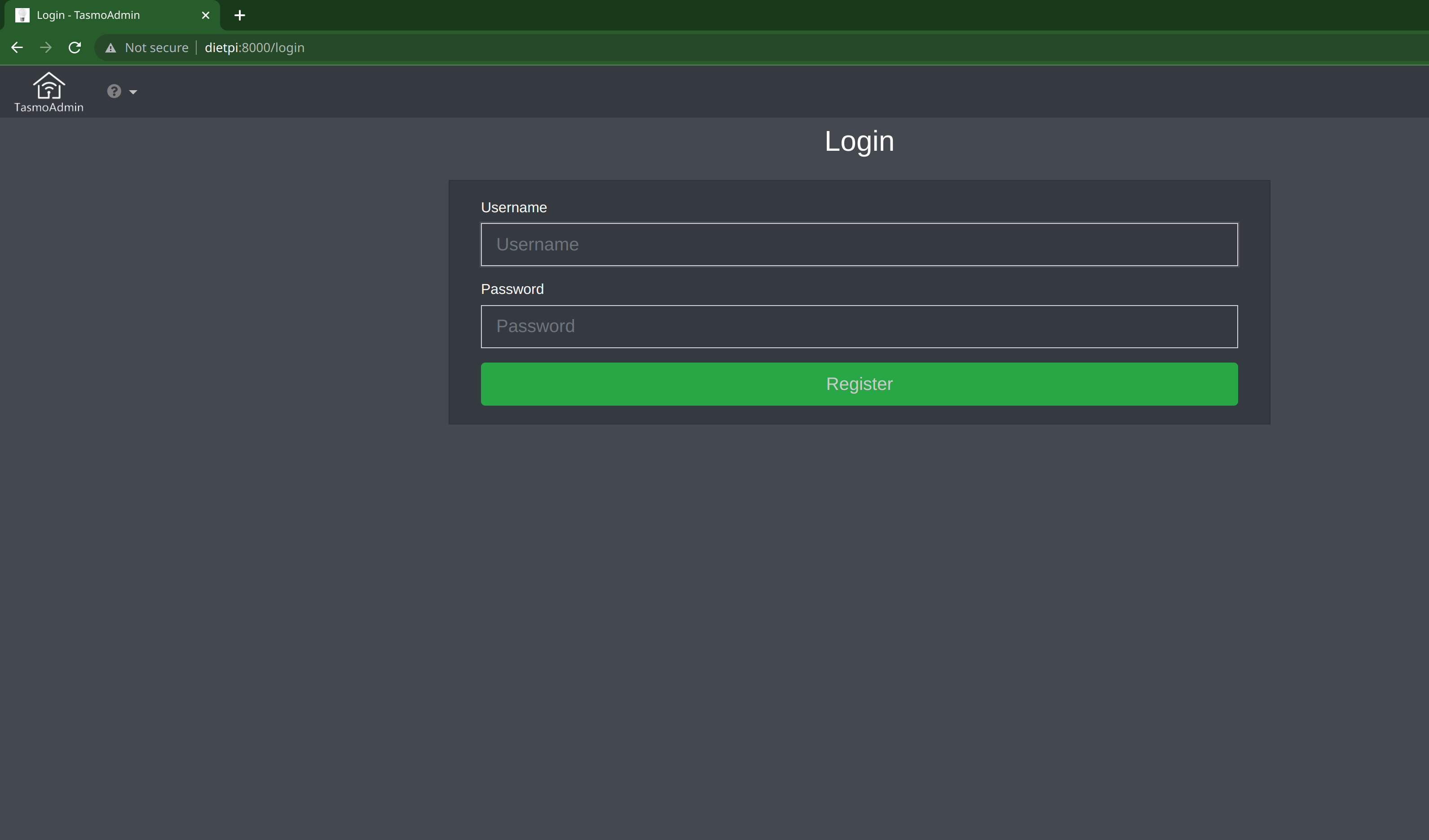 Tasmoadmin 1.8.0 not running after update (Docker on Raspberry Pi 3) · Issue #488 · TasmoAdmin ...