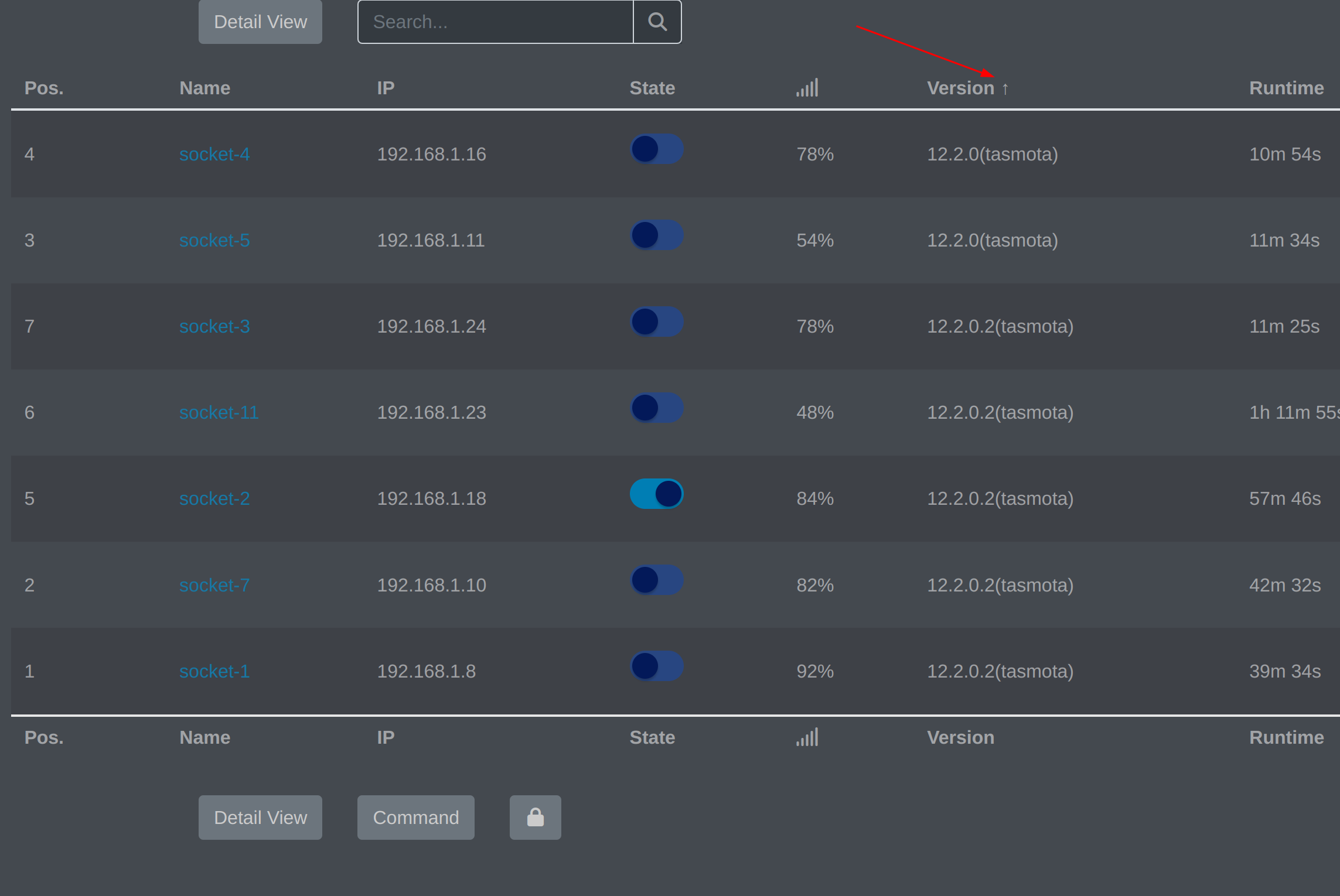 Position feature, ID, AutoScan, csv file, etc. · Issue #678 · TasmoAdmin/TasmoAdmin · GitHub