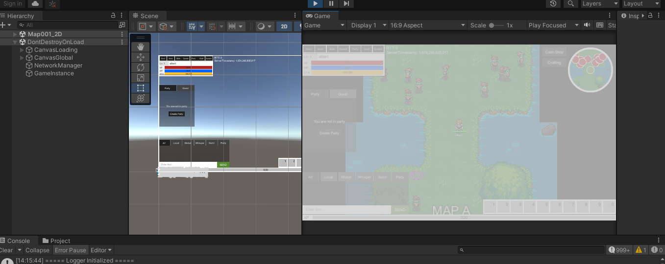 White screen when running game · Issue #1856 · suriyun-production/mmorpg-kit-docs · GitHub