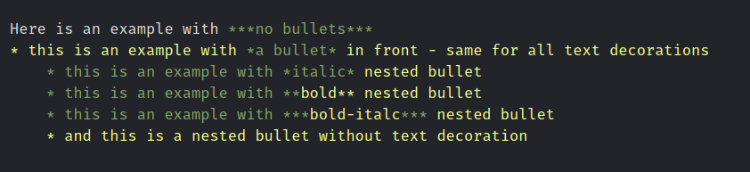 [Bug] Inconsistent highlighting for bullets · Issue #1637 · laurent22 ...