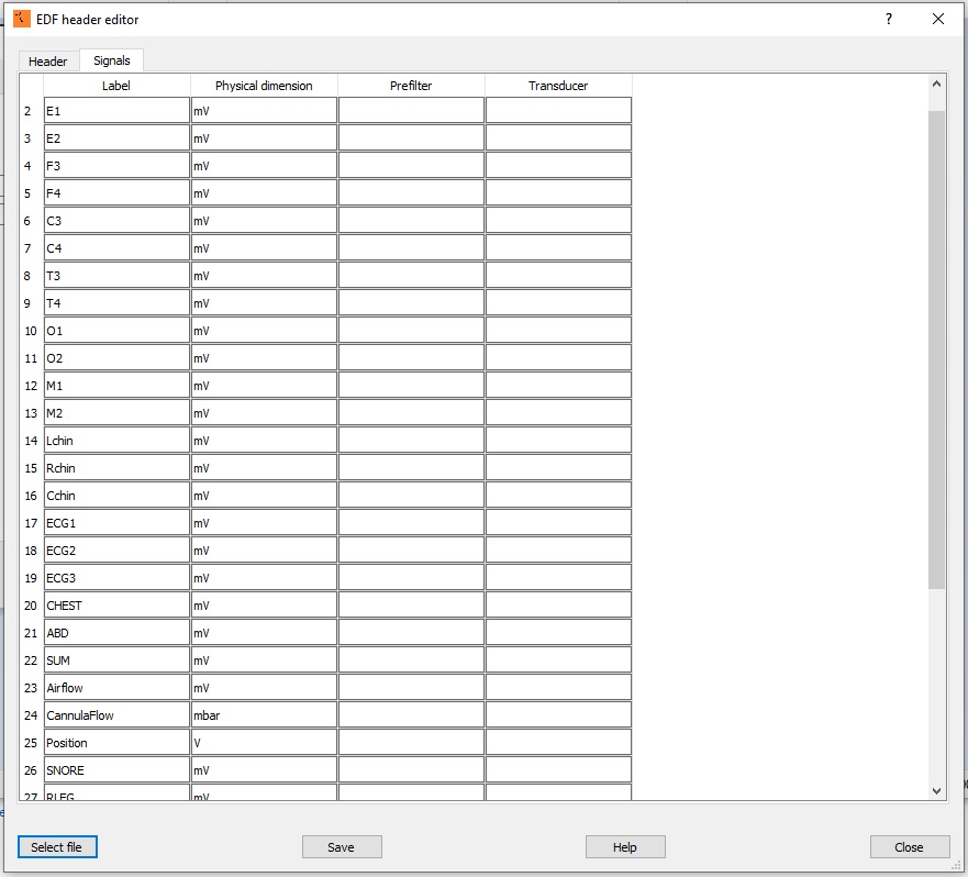 OSError: the file is not EDF(+) or BDF(+) compliant (Physical Maximum ...