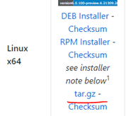 Can't download all .rpm packages of 6.0 Preview 6 from the link "dotnet ...