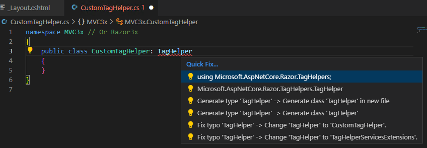 VS Code: Using quick actions on 8.0 projects does not show usage directionality. · Issue #5545 ...