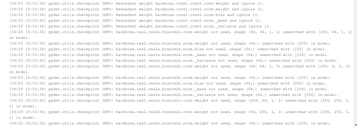 不使用预训练模型 · Issue #2822 · PaddlePaddle/PaddleDetection · GitHub