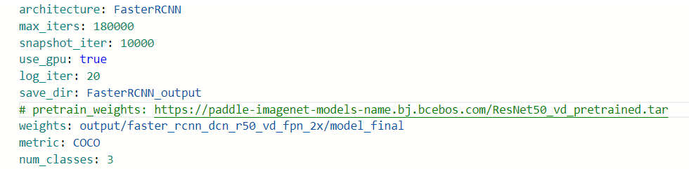 不使用预训练模型 · Issue #2868 · PaddlePaddle/PaddleDetection · GitHub