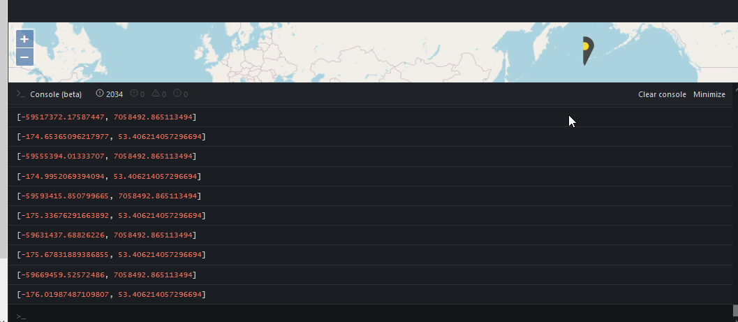 ol.interaction.Translate: Feature disappears while moving it far westward/eastward · Issue ...