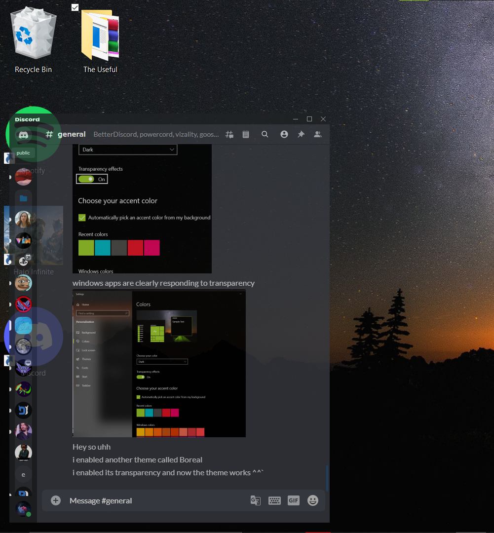 [Bug] Transparency is broken. · Issue #1205 · BetterDiscord/BetterDiscord · GitHub