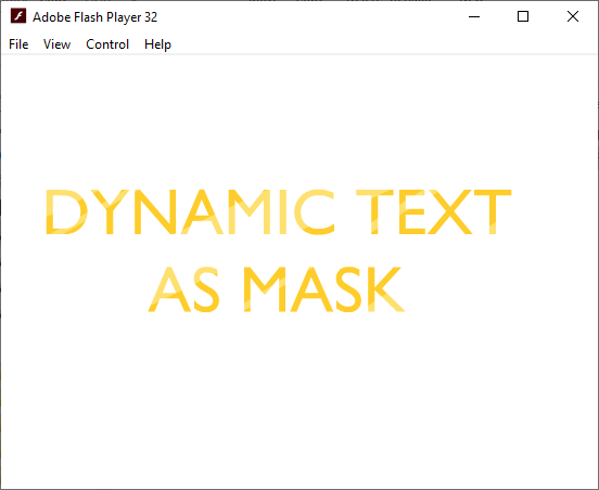 Cannot use dynamic text field as mask · Issue #9664 · ruffle-rs/ruffle ...