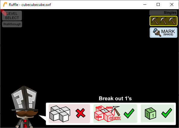 CubeCubeCube: Levels are not playable · Issue #10184 · ruffle-rs/ruffle ...