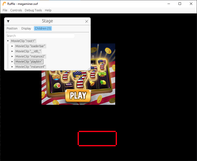 Mega Miner: Invisible buttons · Issue #12008 · ruffle-rs/ruffle · GitHub