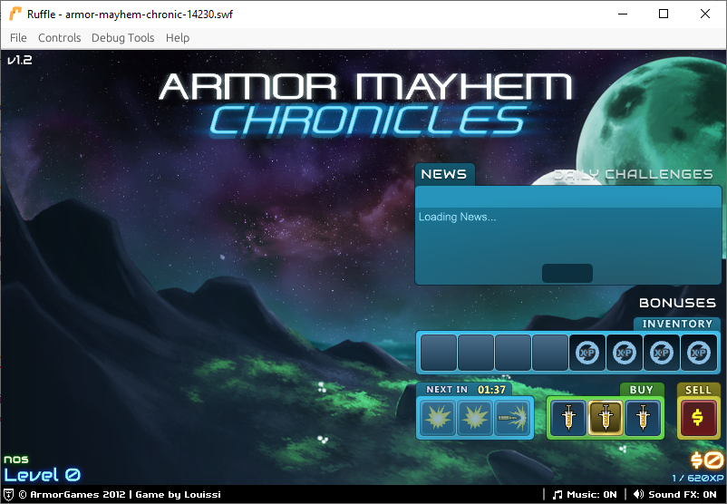 Armor Mayhem Chronicles Main Menu Does Not Appear · Issue 12679 · Ruffle Rsruffle · Github